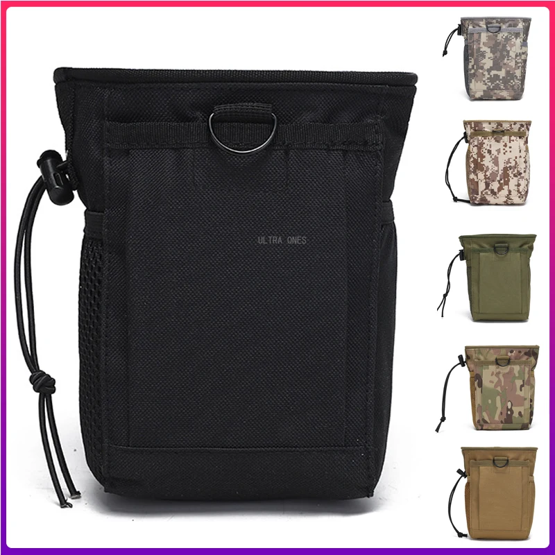 Tactical-Magazine-Dump-Drop-Pouch-Shooting-Airsoft-Paintball-Hunting ...