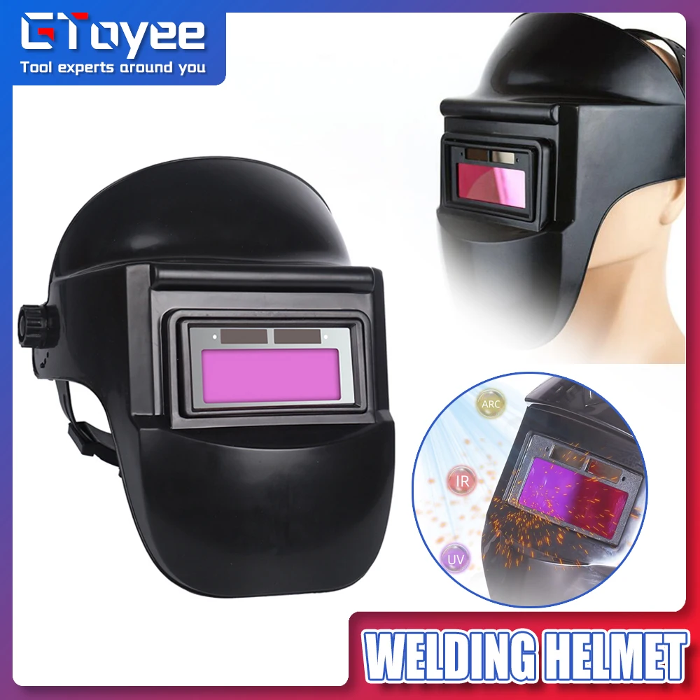 Automatic Dimming Welding Helmet Mask Professional Welder Chameleon Large View True Color Solar