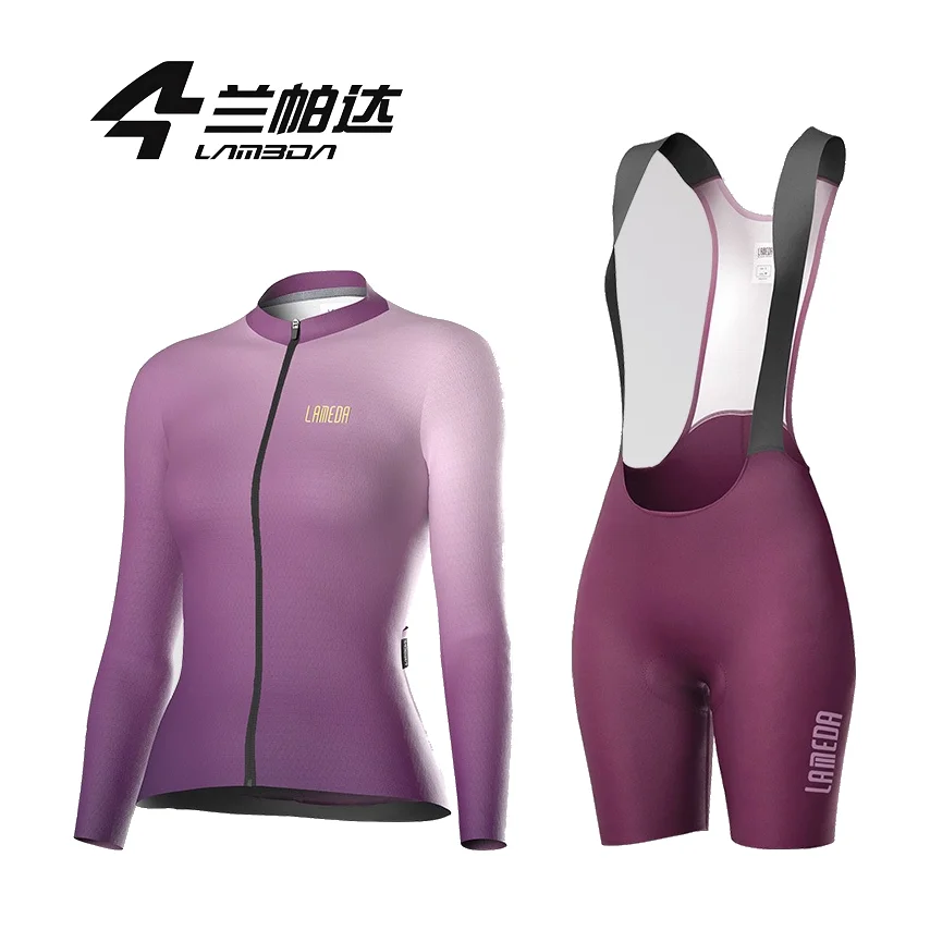 Lameda-Cycling-Set-Women-Spring-Cycling-Suit-Breathable-Cycling-Tops-Comfortable-Cycling-Pants ...