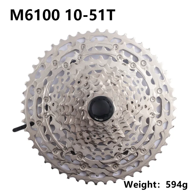 Shimano DEORE Series CS-M6100 12 Speed 10-51T Cassette MICRO SPLINE Freewheel Cog For Mountain ...