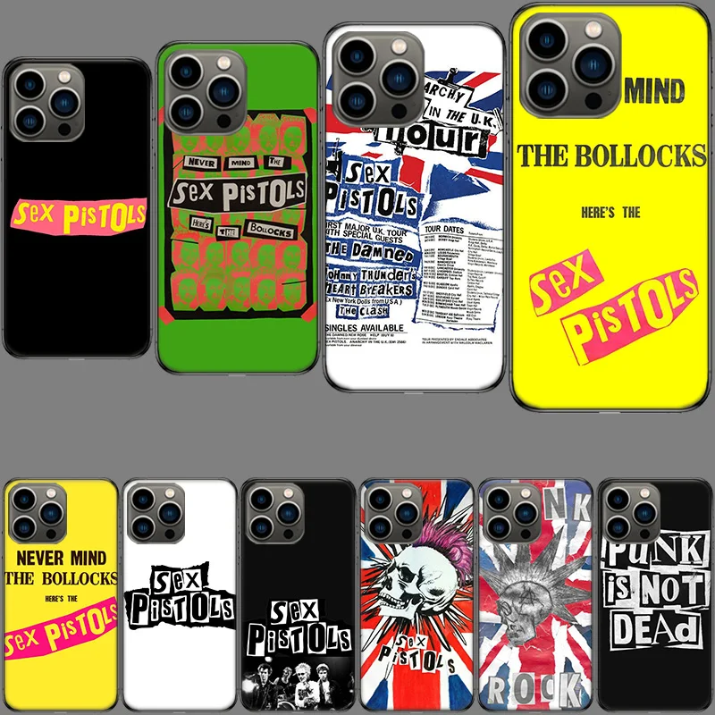 Punk rock Sex Pistols band Phone Case For Iphone 16 15+ Pro Max 17 Air ...