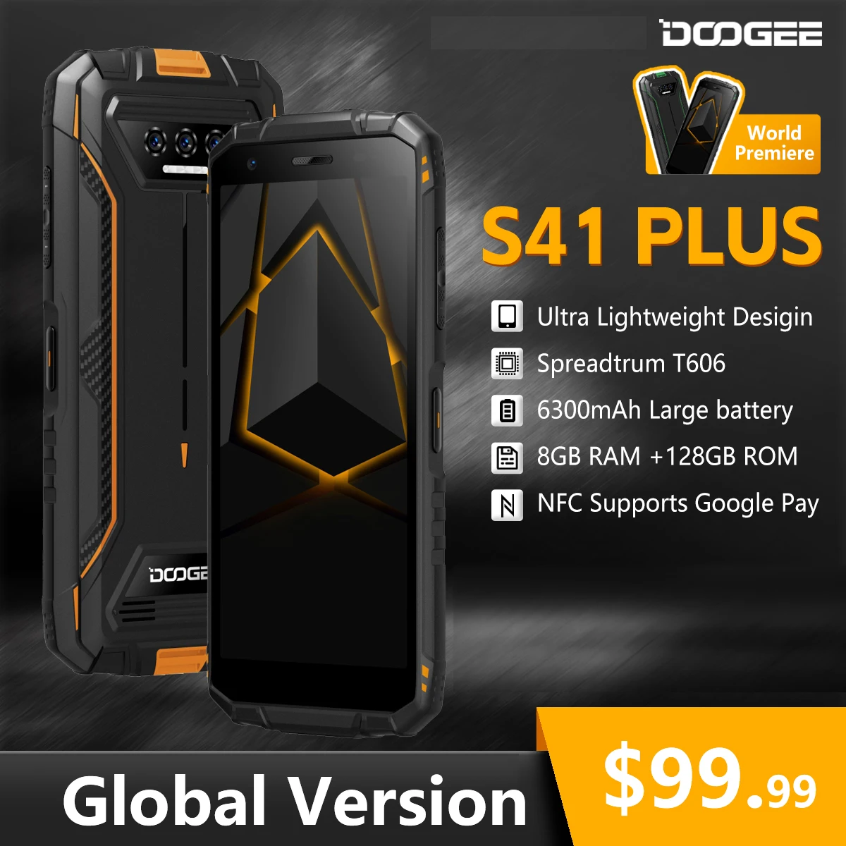 DOOGEE-Smartphone-S41-PLUS-resistente-pantalla-IPS-de-5-5-pulgadas ...