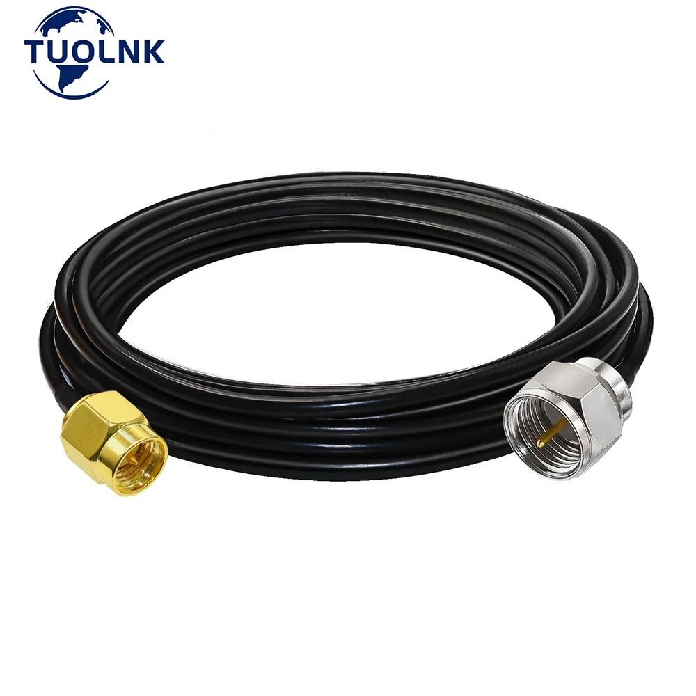 F-Male-to-SMA-Male-RG58-Coxial-Cable-50Ohm-SMA-to-F-Plug-RG58-TV ...