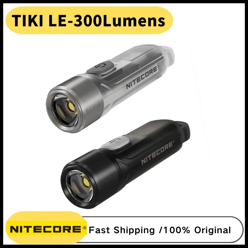 NITECORE TIKI LE Rechargeable Keychain Light TIKI GITD 300 Lumens MINI ...