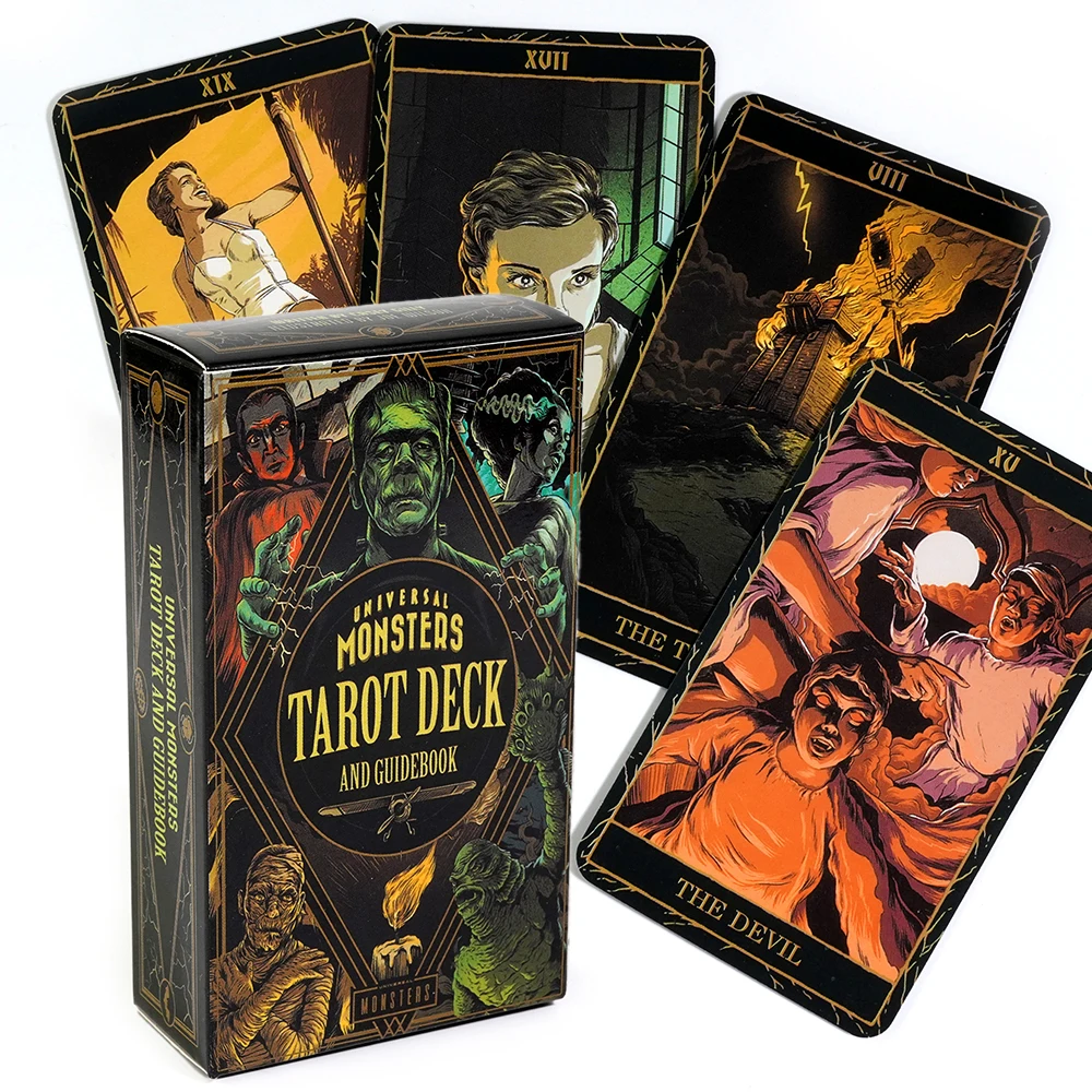 Universal-Monsters-Tarot-Deck-78-pcs-Card-Deck-78-Beautifully ...