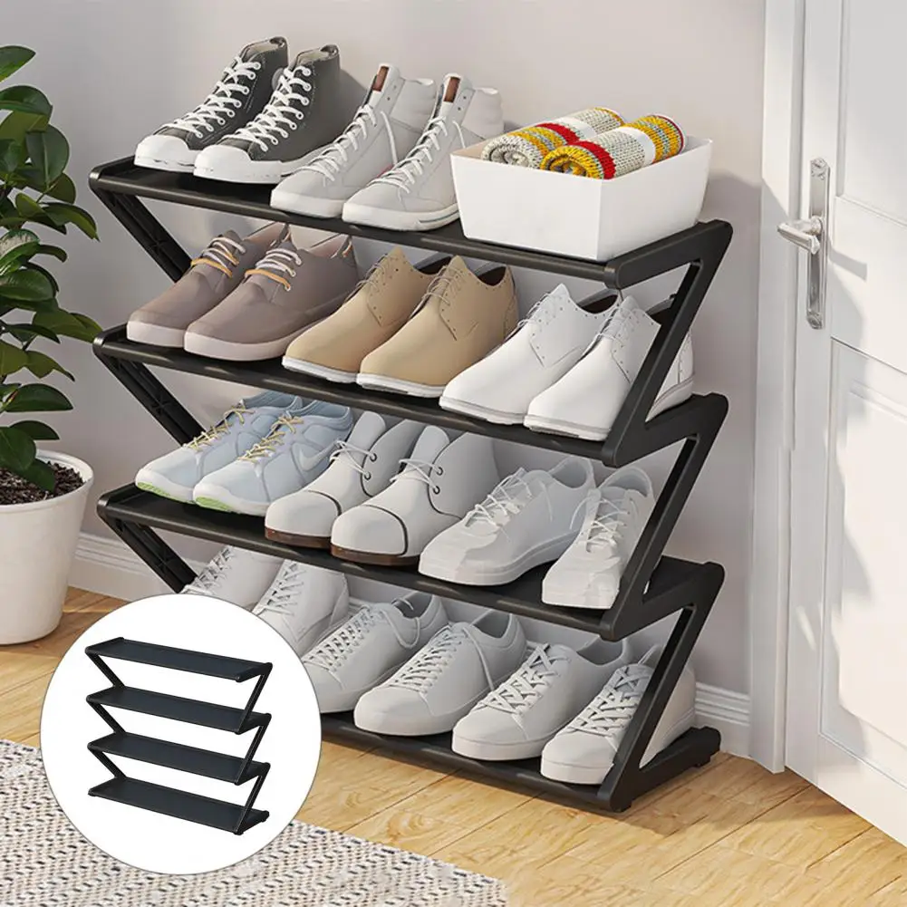 Stable-Shoe-Storage-Rack-4-Tiers-Easy-Installation-Shoe-Shelf-Free ...
