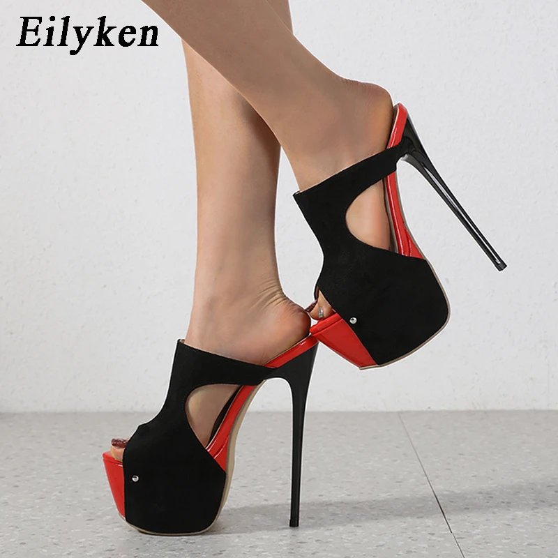 Eilyken-Summer-Sexy-Classic-Peep-Toe-Extreme-Super-High-Heels-Women-Slippers-Platform-Slide ...