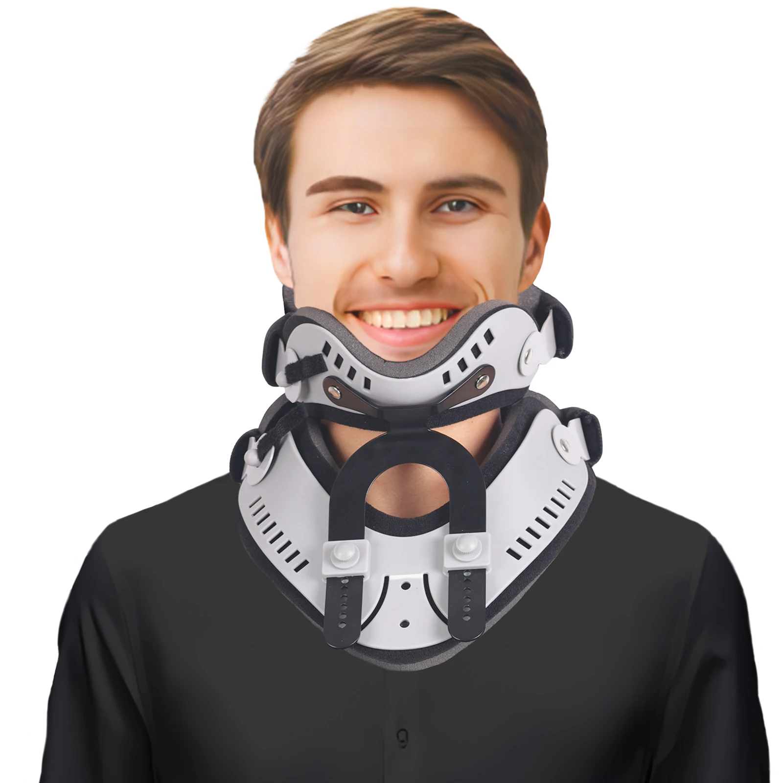 Cervical-Neck-Collar-Adjustable-Cervical-Neck-Brace-Support-for-Pain ...