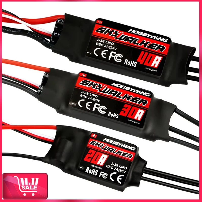 Original-Hobbywing-Skywalker-12A-20A-30A-40A-50A-60A-80A-100A-V2-Speed ...