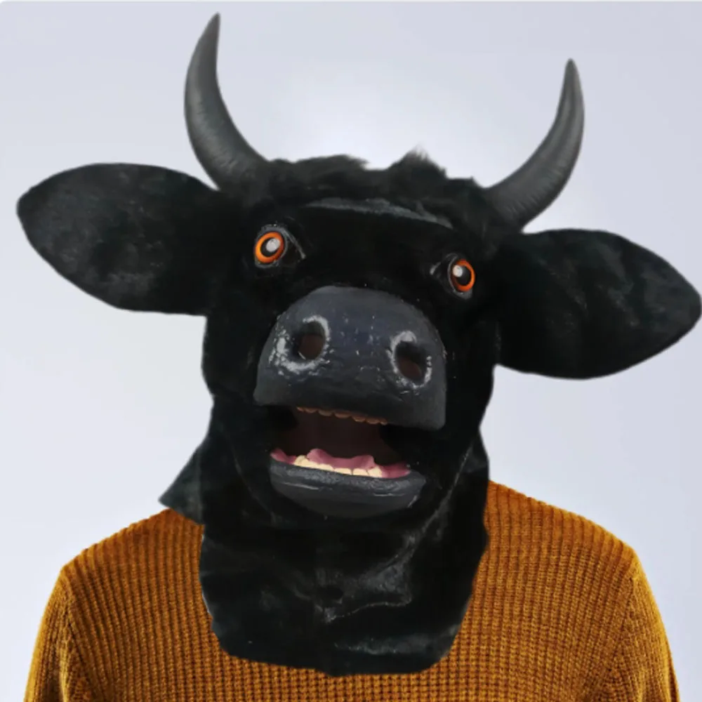 M-scara-de-vaca-que-mueve-la-boca-abierta-divertido-y-realista-Fursuit ...