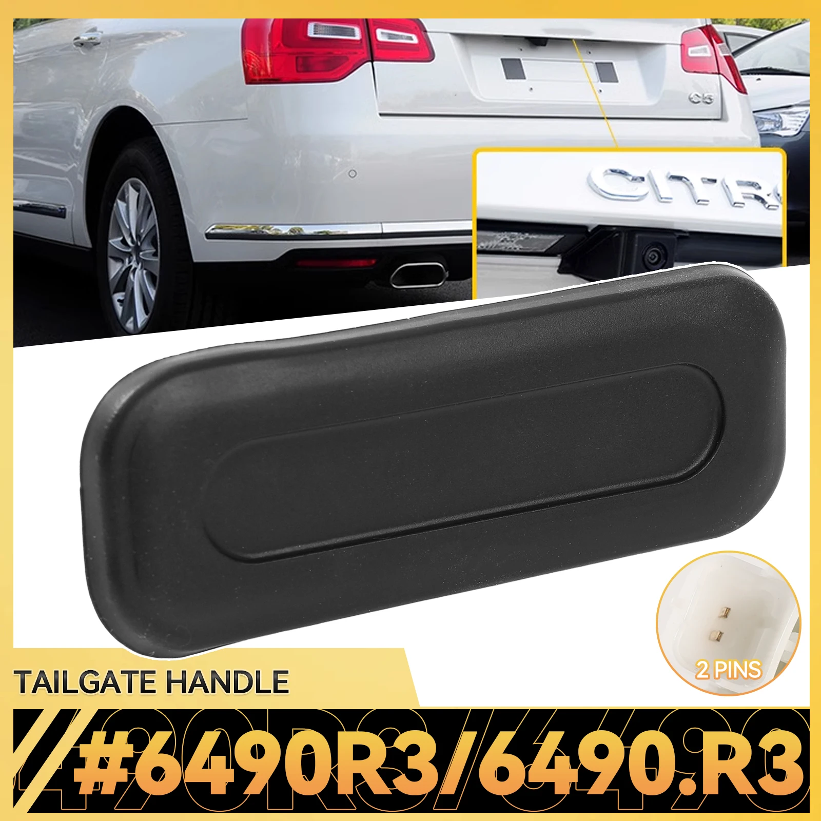 6490R3-Rear-Tailgate-Boot-Trunk-Handle-Lock-Switch-For-Citroen-C2-C4 ...