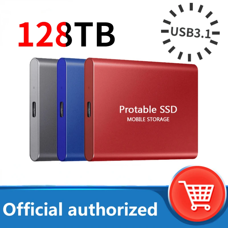 Original128TB Portable SSD 16TB External Solid State Drive 64TB ...