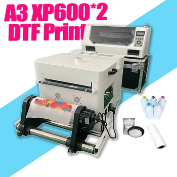 Heat Transfer A3 DTF Printer Maintop RIP DTF Inks Dual XP600 Printhead ...
