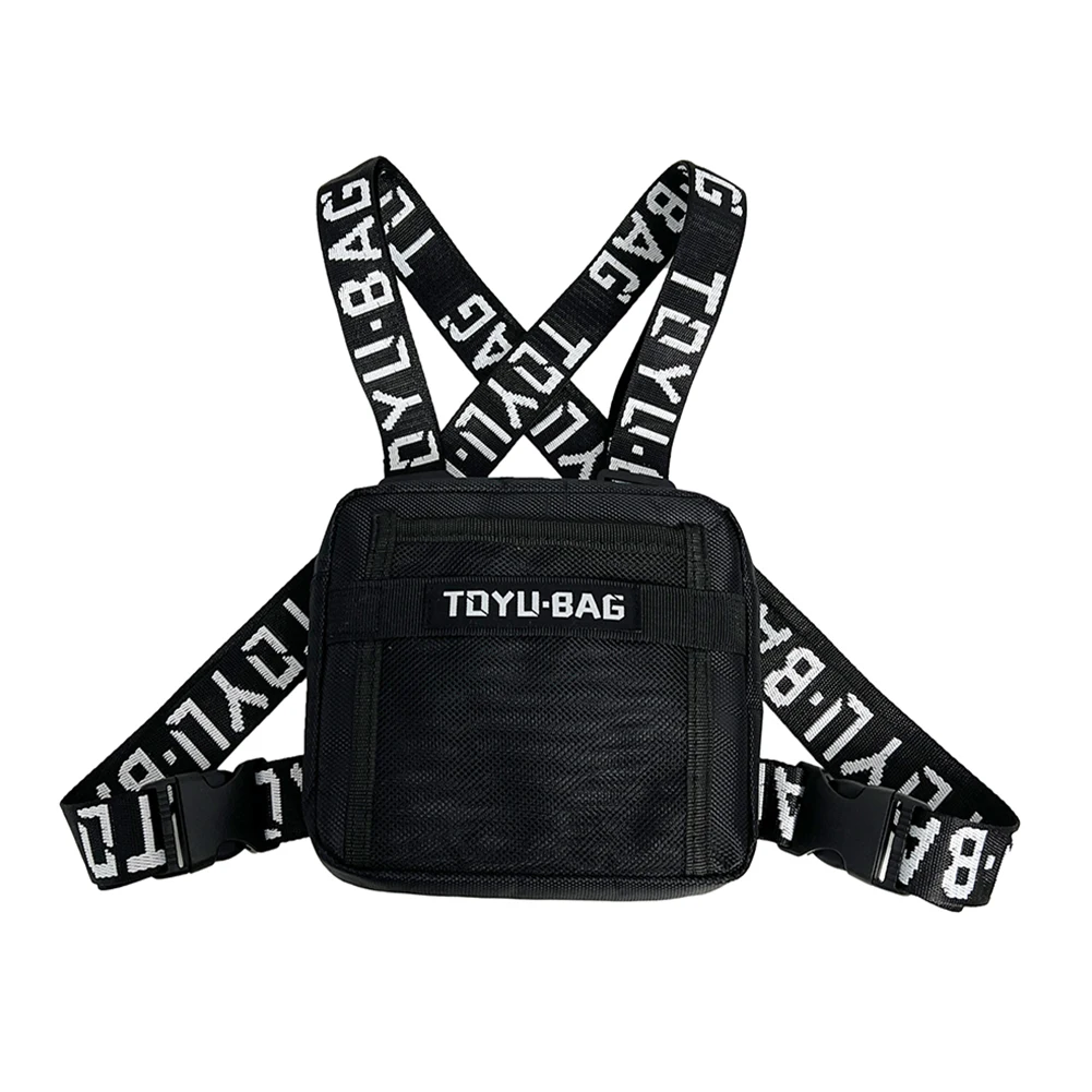 Fashion-Chest-Rig-Bag-Adjustable-Women-Men-Front-Chest-Pack-Running ...