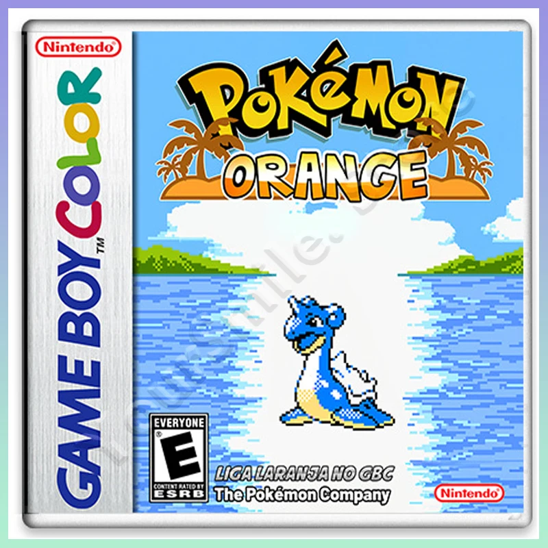 Game-Cartridge-Pokemon-Orange-GBC-GBA-Game-Card-Boxed-American-English ...