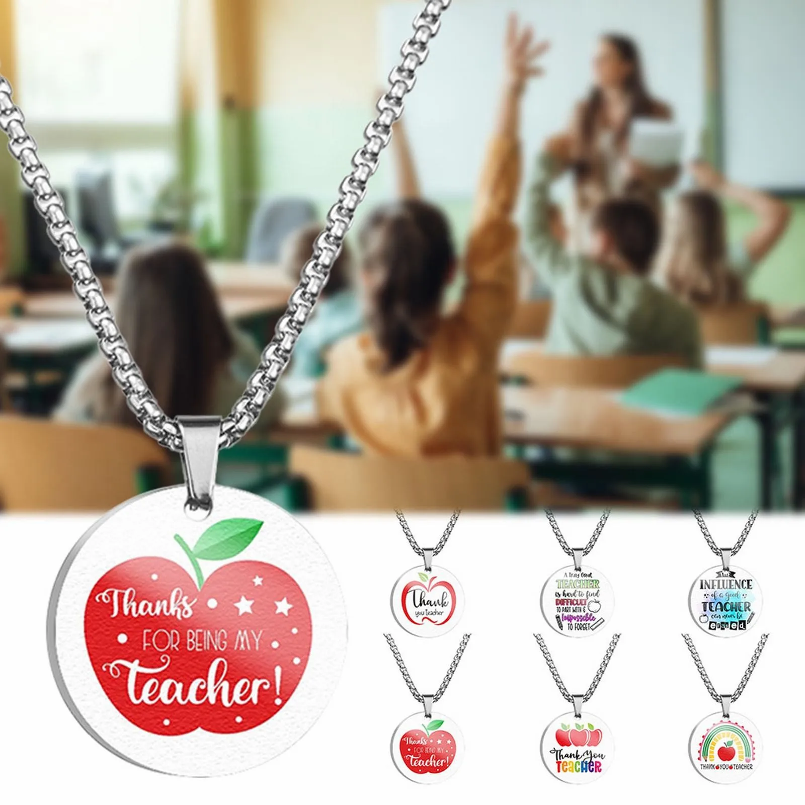 Trendy Necklaces for Women Teacher Appreciation Gifts Thank You ...