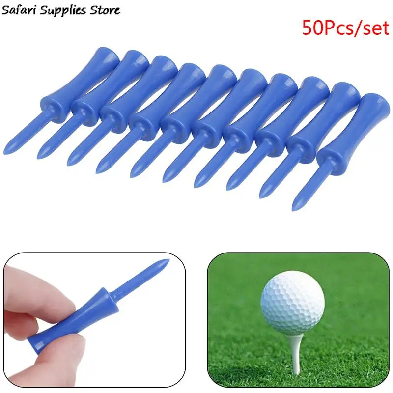 50Pcs-lot-Plastic-Golf-Tees-68mm-Durable-Rubber-Cushion-Top-Golf-Tee ...