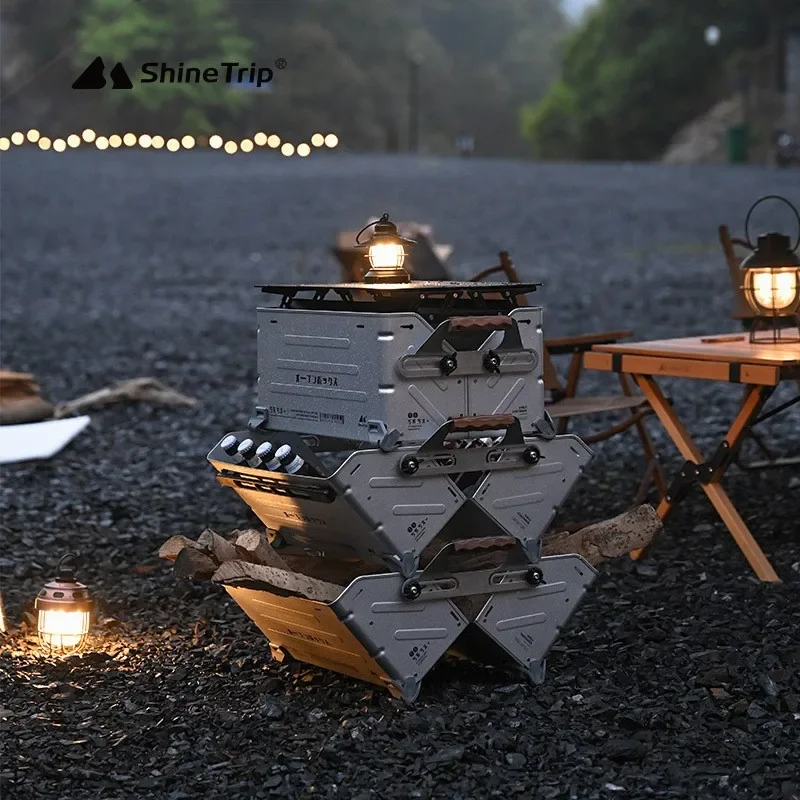 ShineTrip-Multifunctional-Camping-caixa-de-armazenamento-caixa-aberta ...