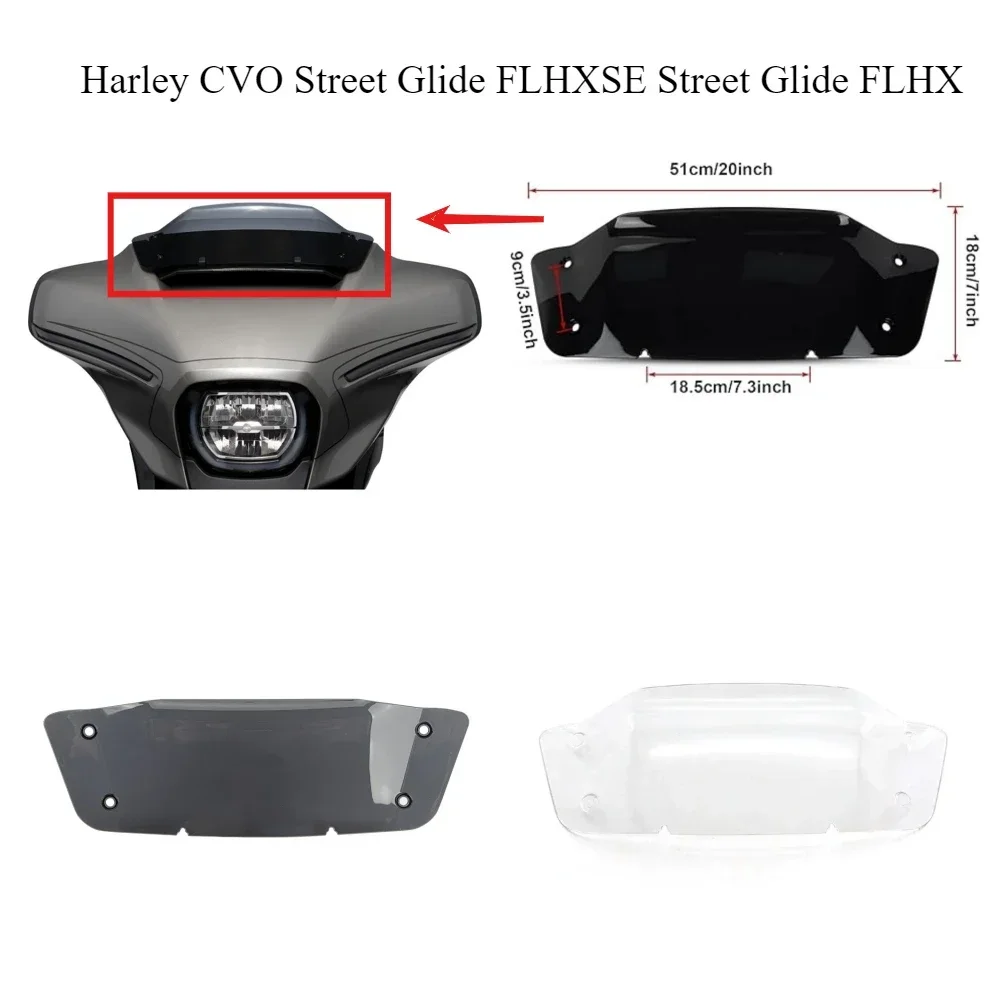 Motorcycle-6-Windscreen-Windshield-For-Harley-CVO-Street-Glide-FLHXSE ...