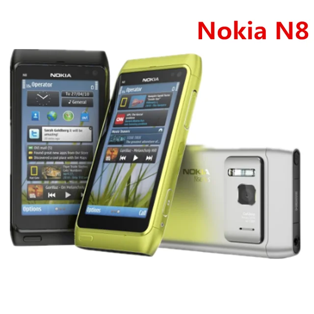 Nokia N8 Single Sim Mobile Phone cellphone & Russian Arabic Hebrew ...