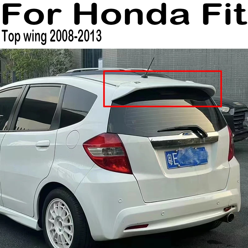 For-2008-2013-2nd-generation-Honda-Fit-Spoiler-High-Quality-ABS ...