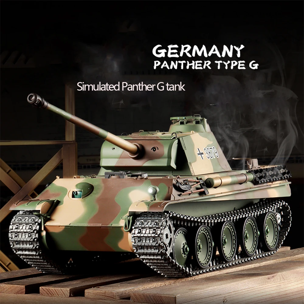 Henglong-3879-Simulation-German-Leopard-G-Heavy-Large-Simulation-Remote ...