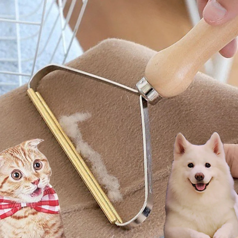 Portable Lint Remover Cat Hair Remover Brush Pet Fluff Roller Clothes ...