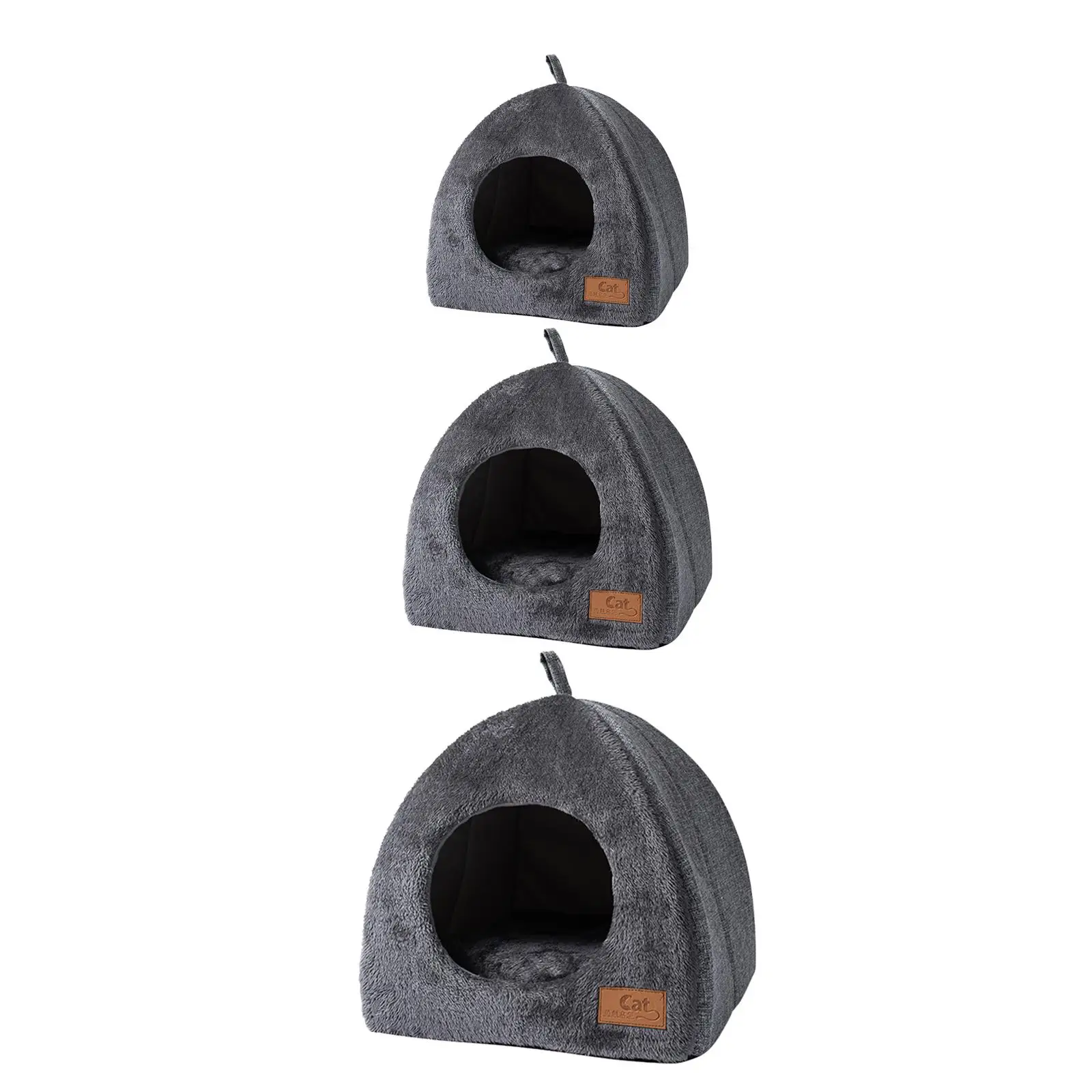 Cute Pet Cave Bed Igloo Bed Kitty Puppy Hideout Sleeping Bag Kitten Dog ...