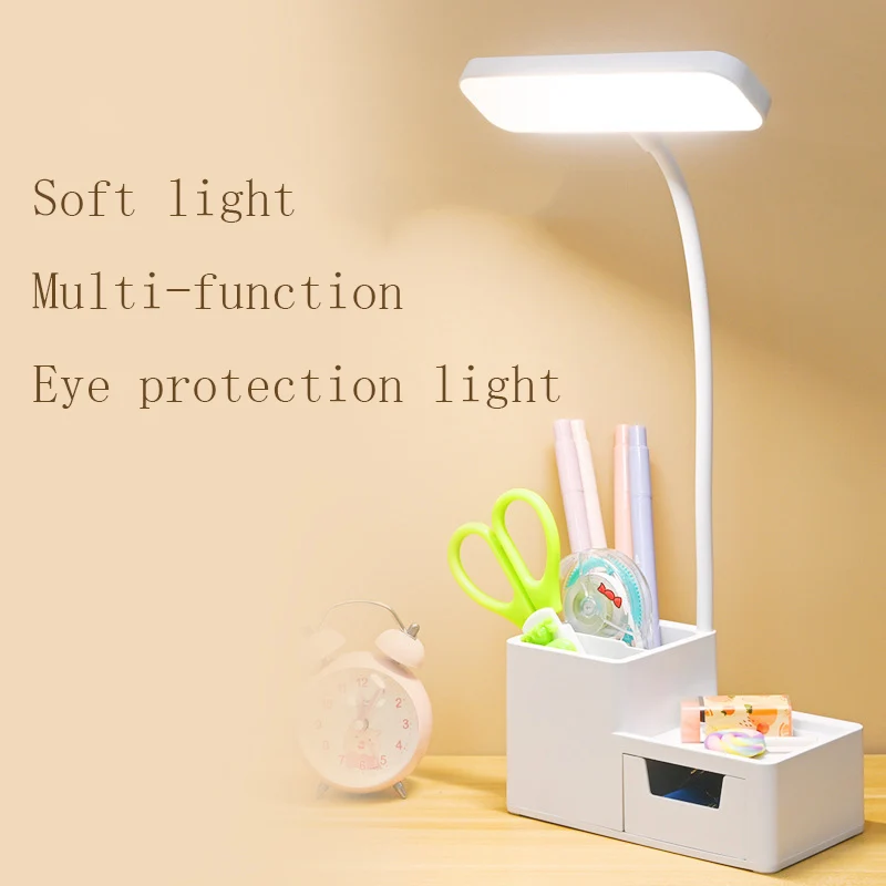 Table-Lamp-Pen-Holder-Eye-Protection-Charging-LED-Night-Light-Student ...
