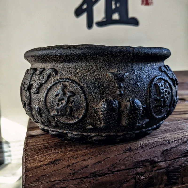 Stone-Handmade-Carved-Bonsai-Pot-Hydroponics-Pot-Tradition-Chinese ...