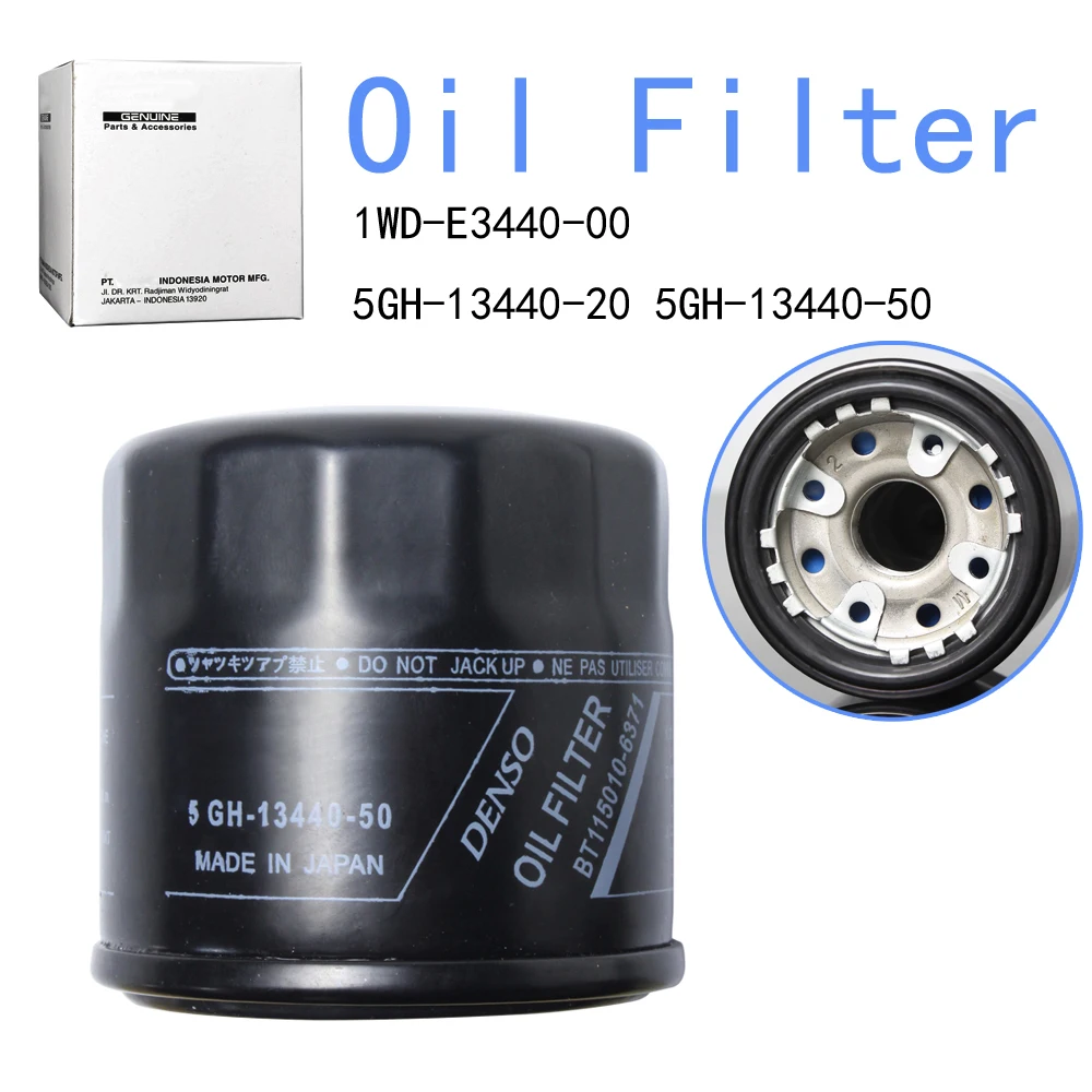 motorcycle Oil Filter 5GH-13440-50 1WD-E3440-00 5GH-13440-20 For ...