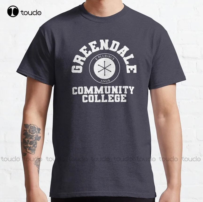 greendale-community-collage-Classic-T-Shirt-horror-movie-shirts-Custom ...