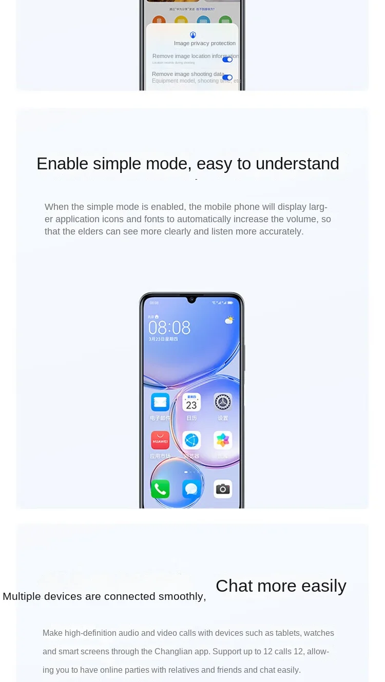 HUAWEI Enjoy 60 Smartphone HarmonyOS 6.75 inch TFT LCD Dual SIM 6000 ...