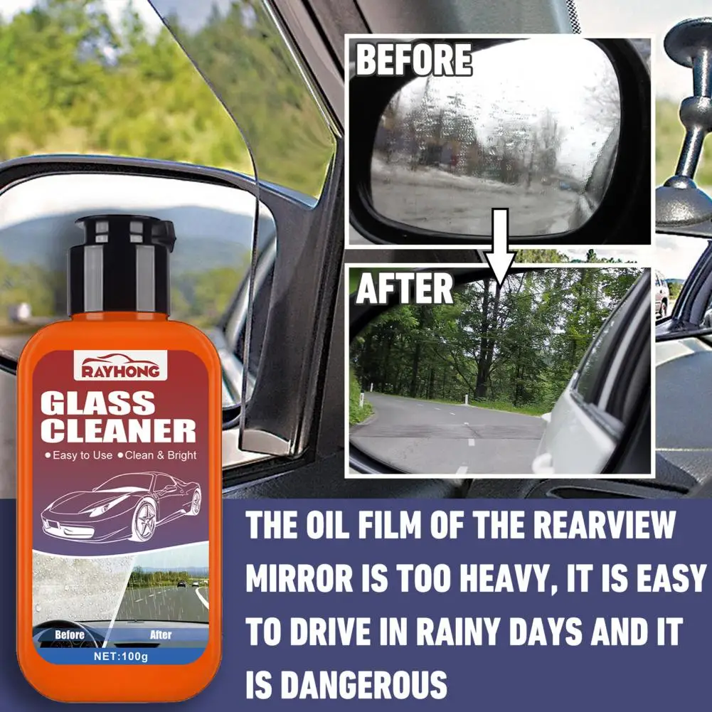 100ML Car Glass Cleaner Water Repellent Spray Anti Rain Coating Glass ...