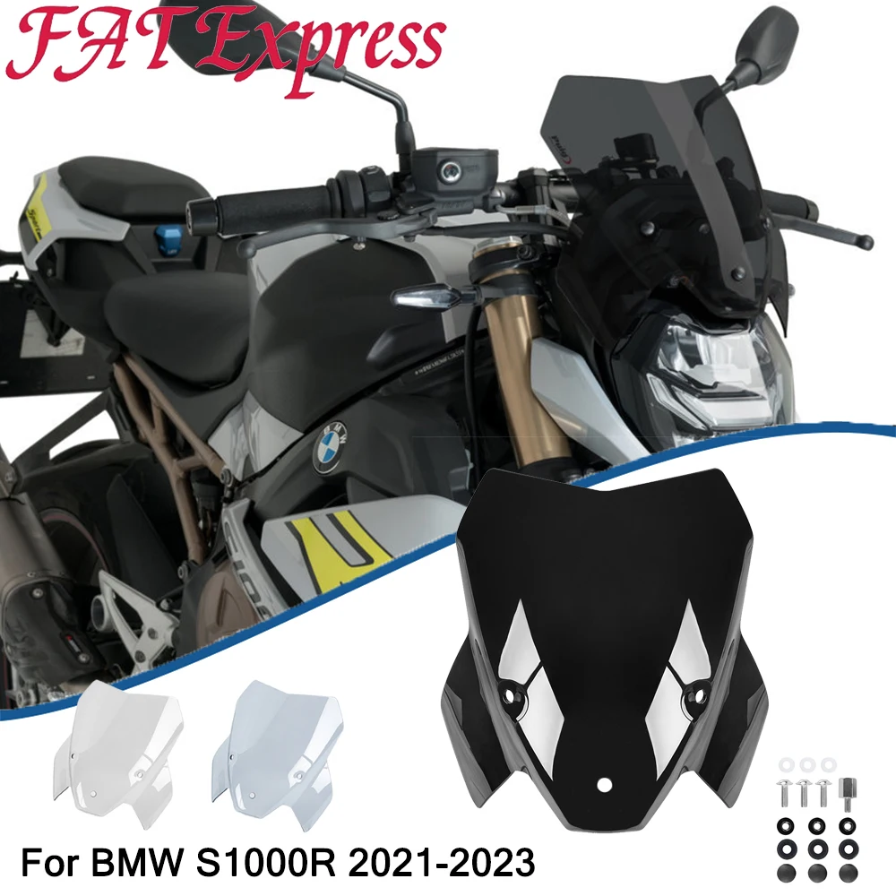 Motorcycle-Front-Windshield-Windscreen-For-BMW-S1000R-S-1000R-S1000-R ...