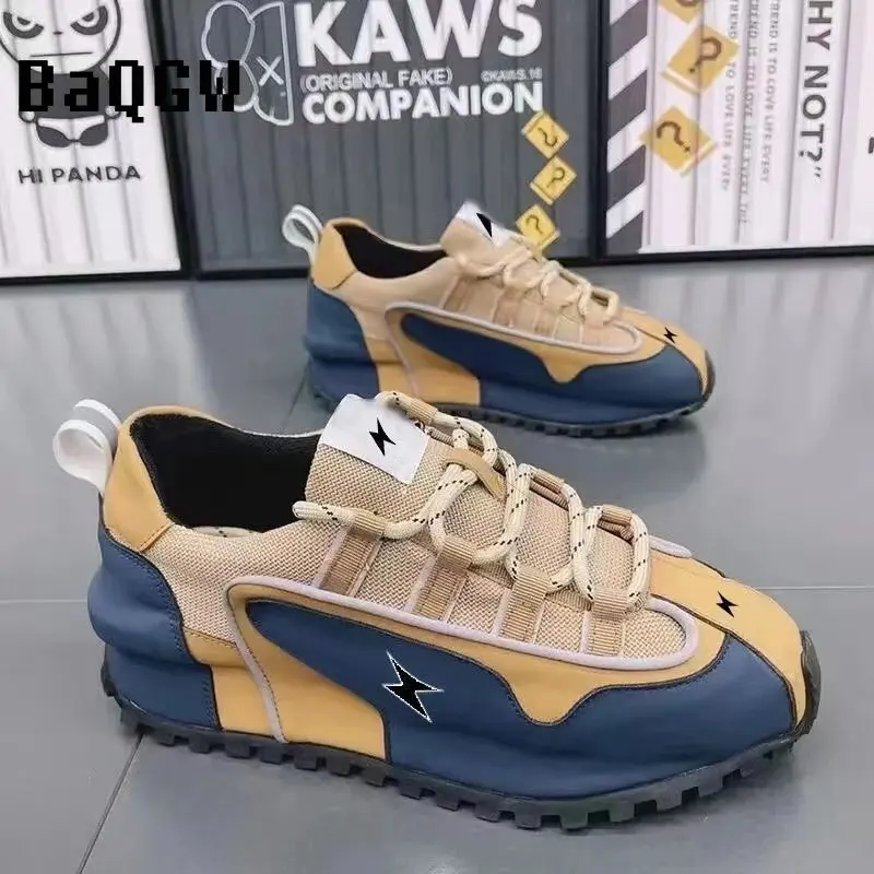 Men Women Designer Chunky Sneakers Board Shoes Fashion Casual Leather ...