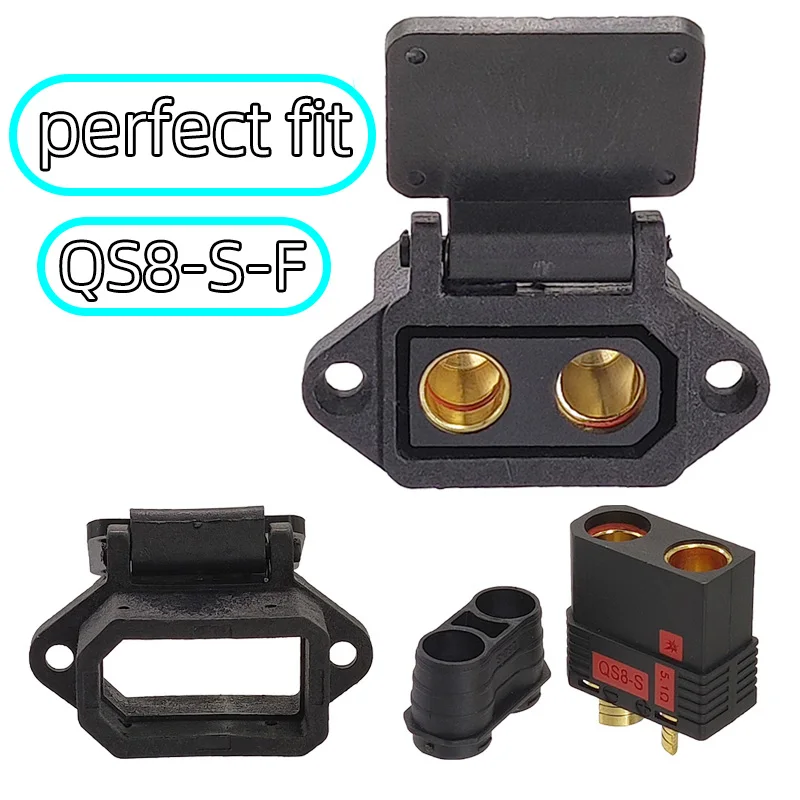 QS8-S-Female-sparkproof-lithium-battery-plug-with-flange-mounting ...