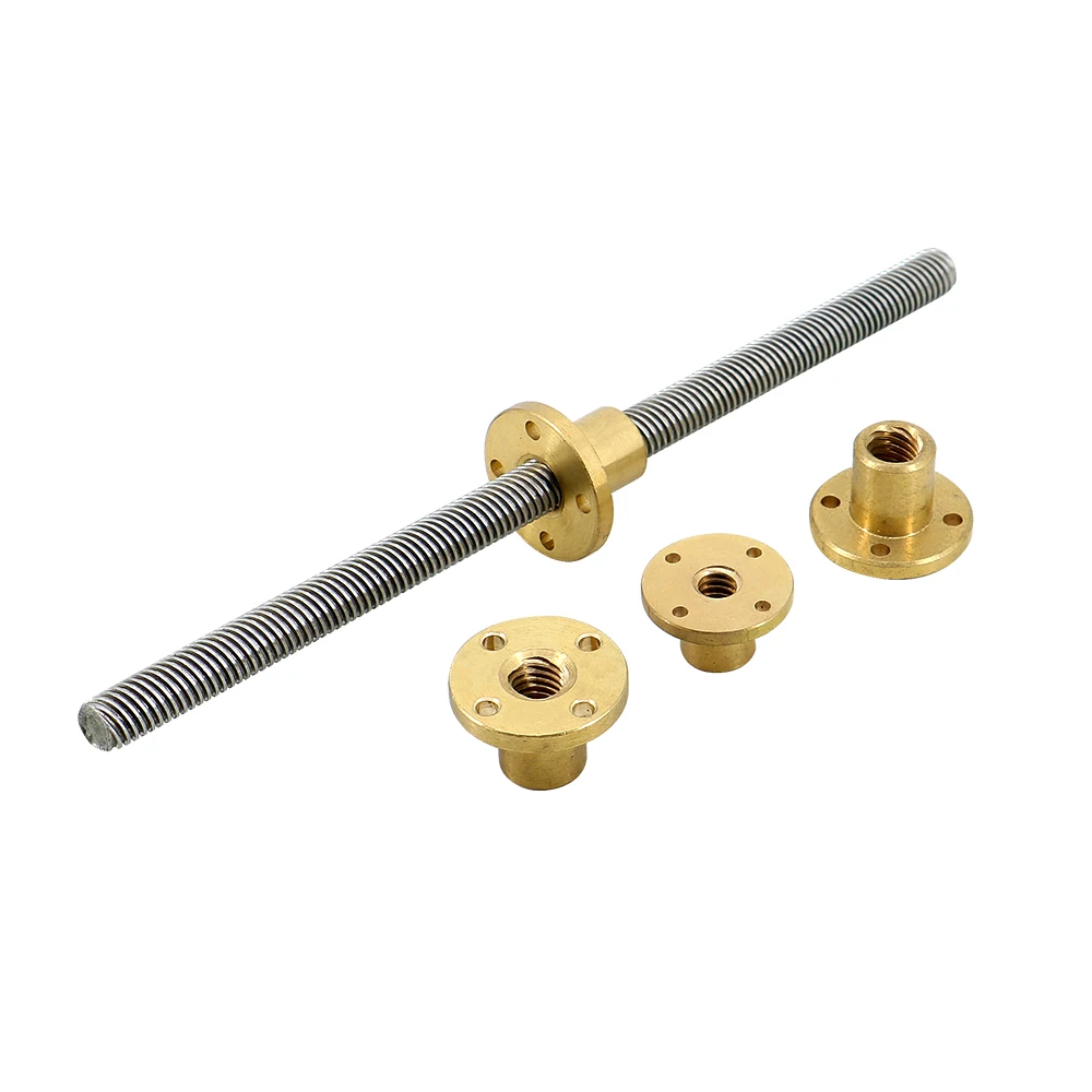CNC 3D Printer Part Trapezoidal Rod T8 Lead Screw 8mm diameter Pitch ...