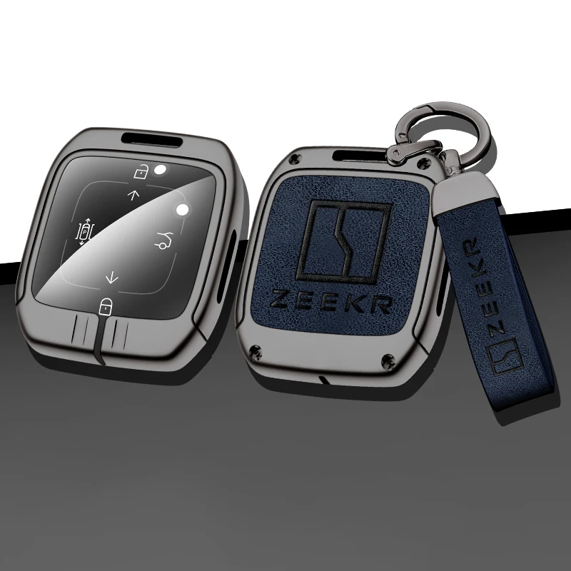 Zinc-Alloy-Leather-Car-Key-Case-Cover-for-Zeekr-001-Protection-Key ...