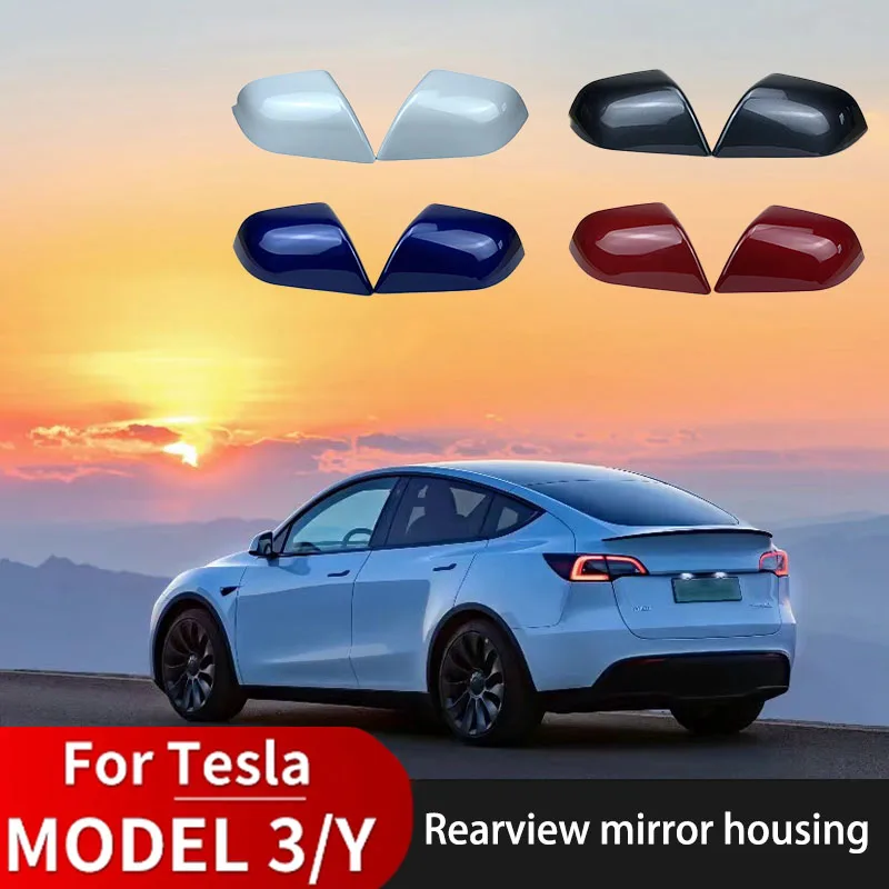 2Pcs For Tesla Model 3 / Model Y Replace Car Accessories Rear View ...