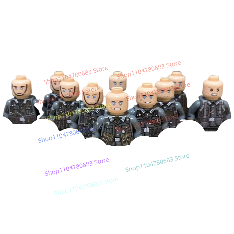 MOC New Military Building Block Doll Mini Doll German Defence Forces ...