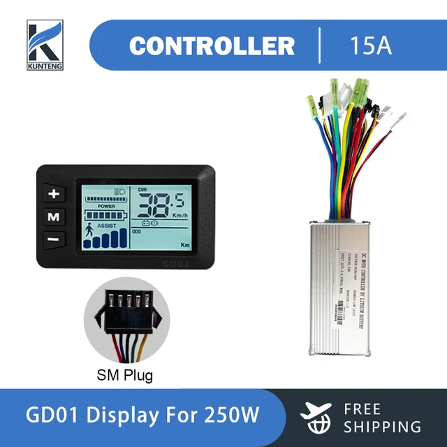 Electric Bicycle 250W-1500W Controller Compatible With JN LCD S866 S900 ...