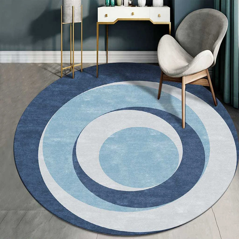 Large Area Living Room Round Rugs Home Bedroom Decor Bedside Carpet ...