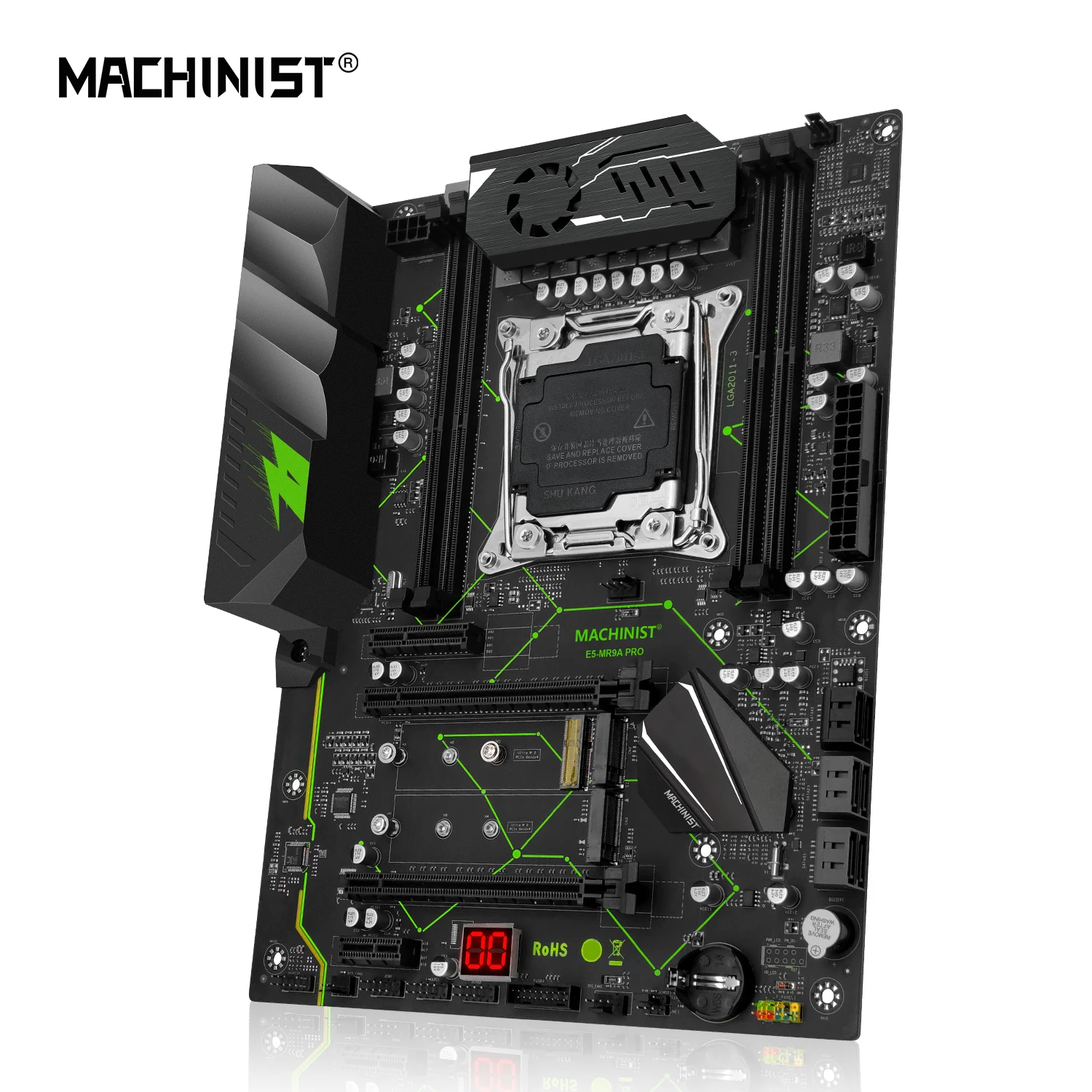 MACHINIST E5 MR9A PRO X99 Suporte para Placa Mãe, Lga 2011 3Xeon, V3, Processador CPU V4 ...