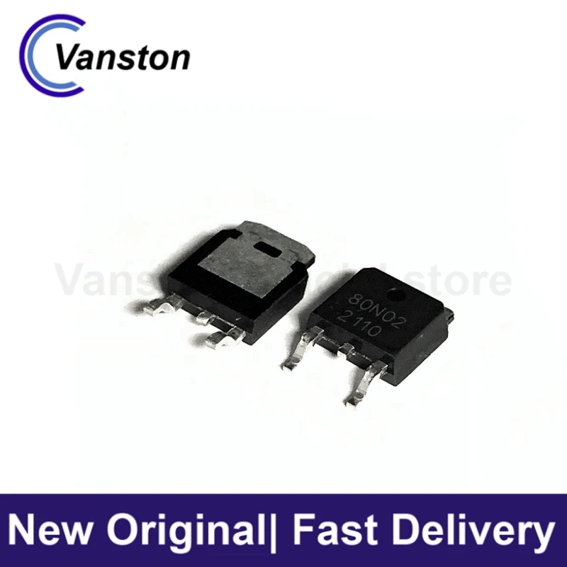 10pcs-80N02-Low-Resistance-N-Channel-MOS-Field-Effect-Tube-80A20V-TO ...