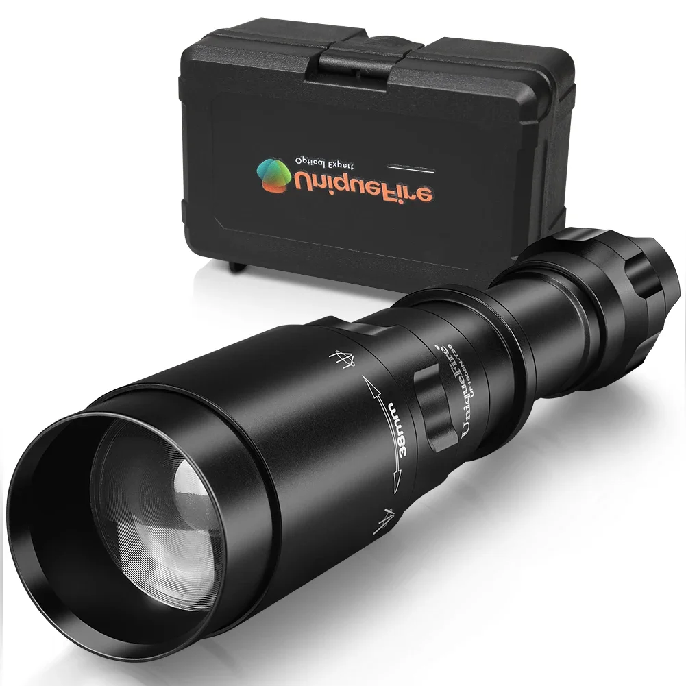 UniqueFire 1605 T38 Fresnel Lens Vcsel940 850nm IR LED Flashlight ...