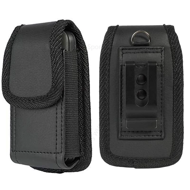 For Nokia 2760 Flip Leather Case Phone Pouch For Nokia 2720 V Flip Belt ...
