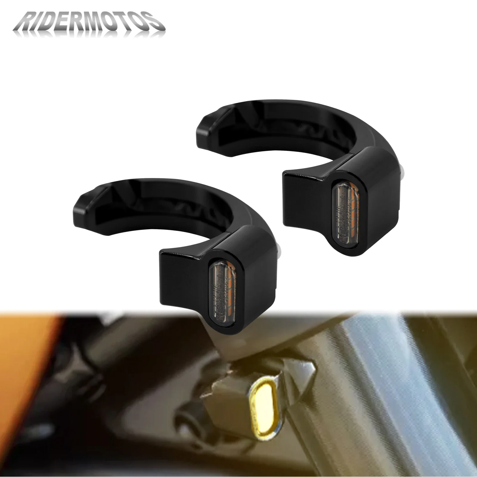 LED-Indicator-Lights-Motorcycle-Front-Fork-Shock-Absorbers-Lamp-E-mark ...