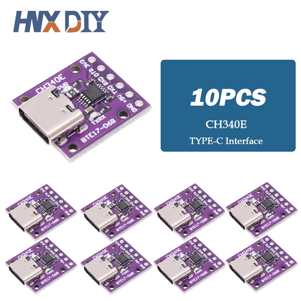10PCS-LOT-CH340E-MSOP10-USB-to-TTL-Serial-Converter-5V-3-3V-Alternative ...
