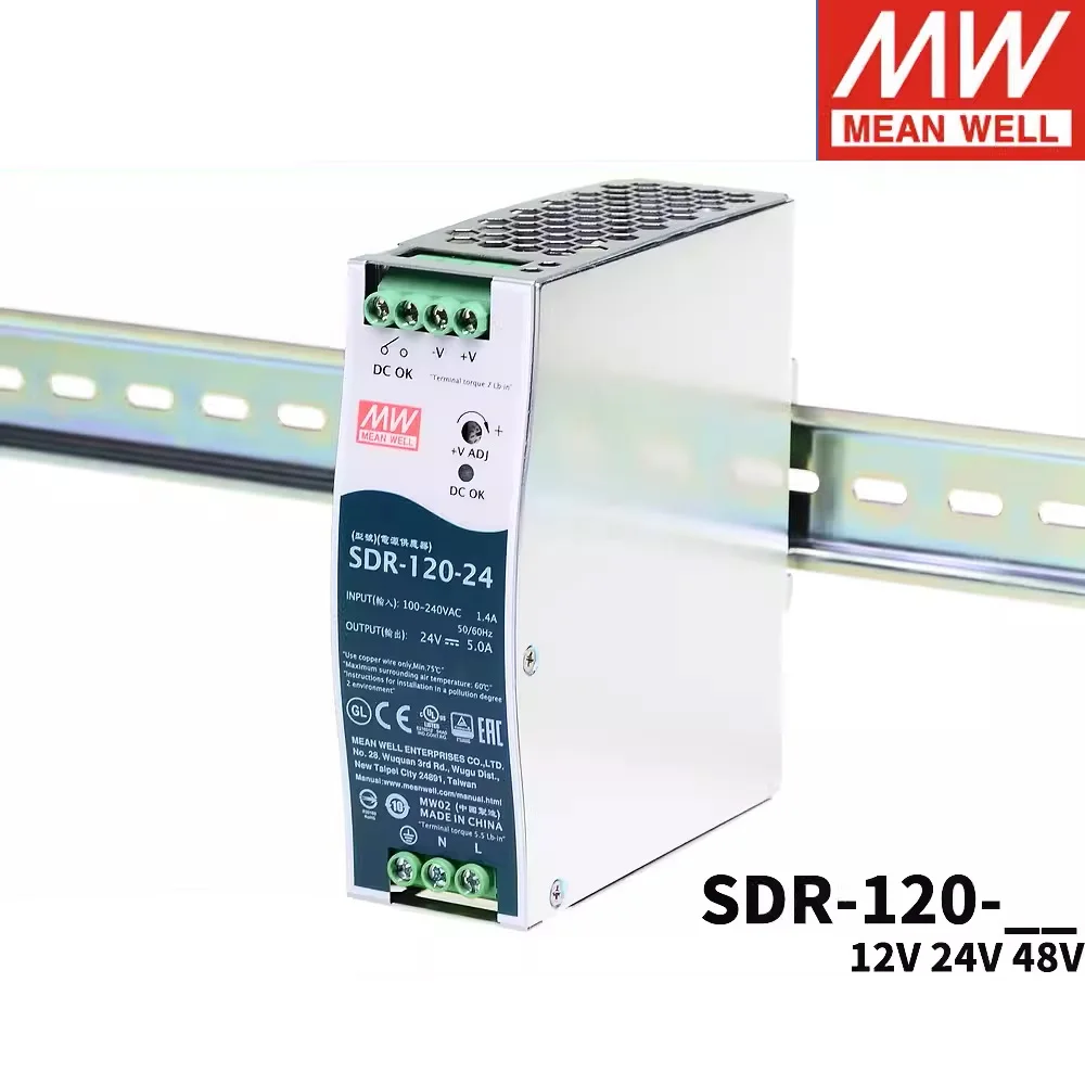 MEAN-WELL-SDR-120-12-120W-12V-10A-mean-well-SDR-120-Single-Output ...
